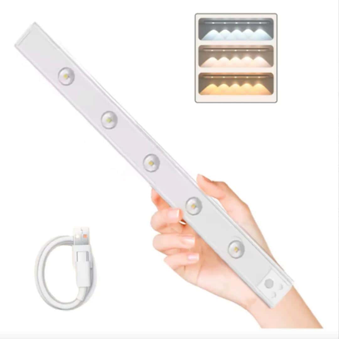 Luz LED Barra 60cm Recargable - Luz Fría, Cálida y Mixta